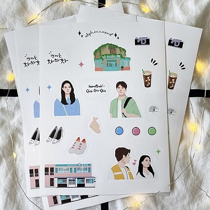 Hometown Cha Cha Cha Sticker Set Diğer Diğer %20 İndirimli - Gardrops