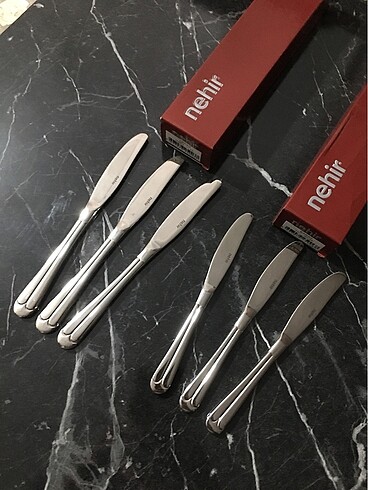 Nehir Saray 12 Parça Bıçak Seti 6 Adet Yemek Bıçak 6 Adet Tatlı Diğer ...