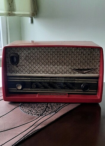 Kırmızı Antika Retro Vintage Eski Radyo Diğer Biblo %20 İndirimli ...