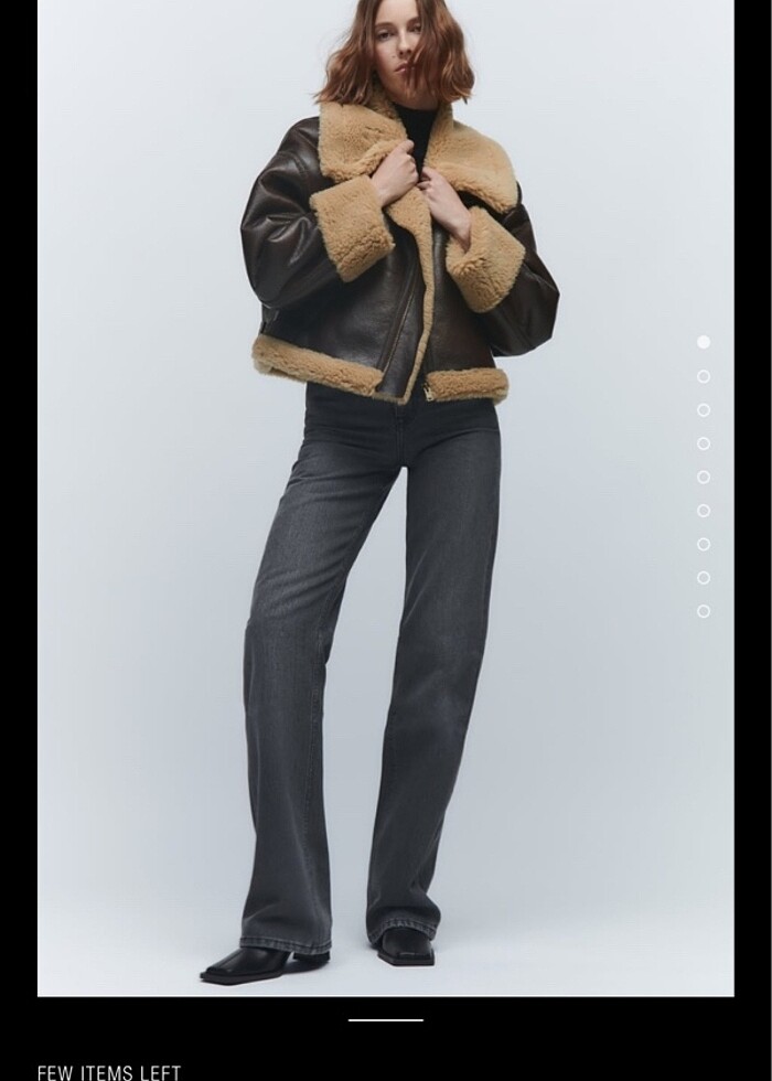 Zara İçi Kürklü Ceket Zara Mont %20 İndirimli - Gardrops