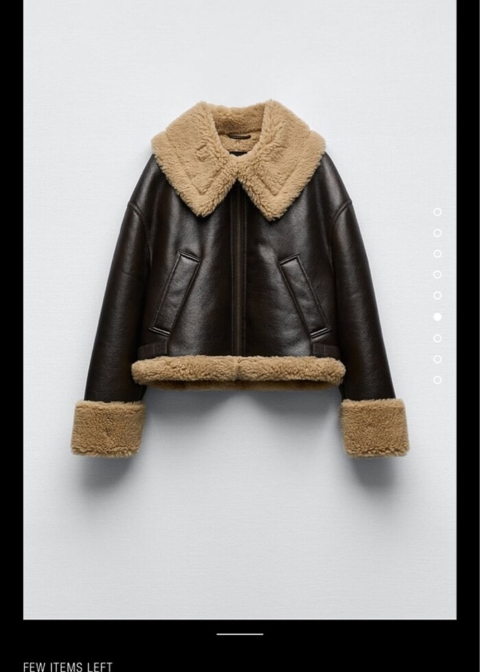 Zara İçi Kürklü Ceket Zara Mont %20 İndirimli - Gardrops