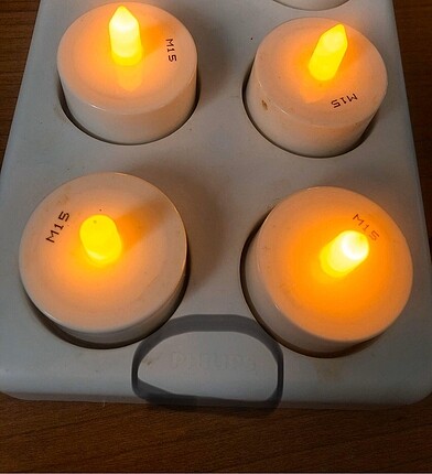 Philips Şarjlı Led Tea Light Mum Seti Philips Mum & Mumluk %20 ...